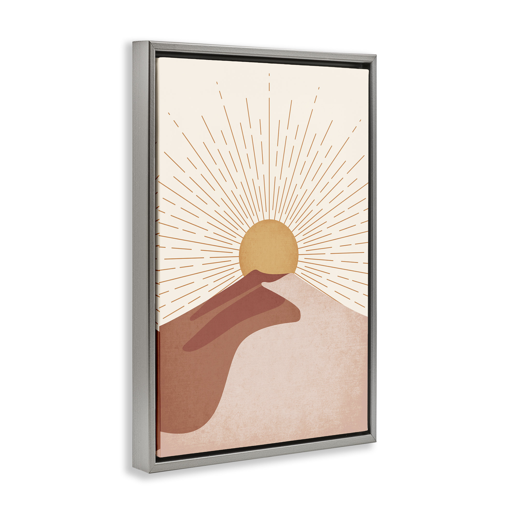 Corrigan Studio® Sand Dune & Sun Rays Floater Canvas by JJ Design House ...