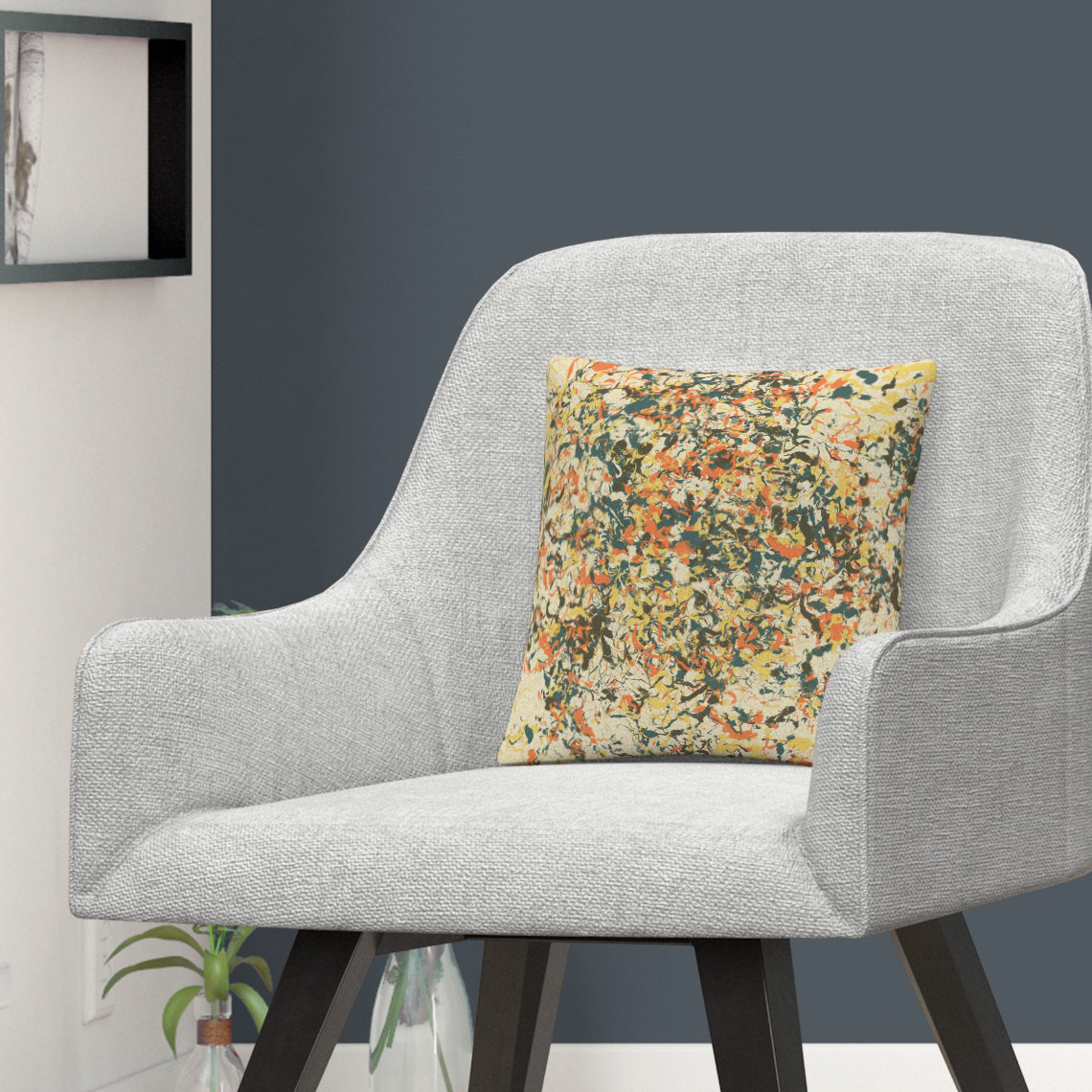 Trademark Fine Art Abstract Sparks Speckled Splatter Decorative Throw ...