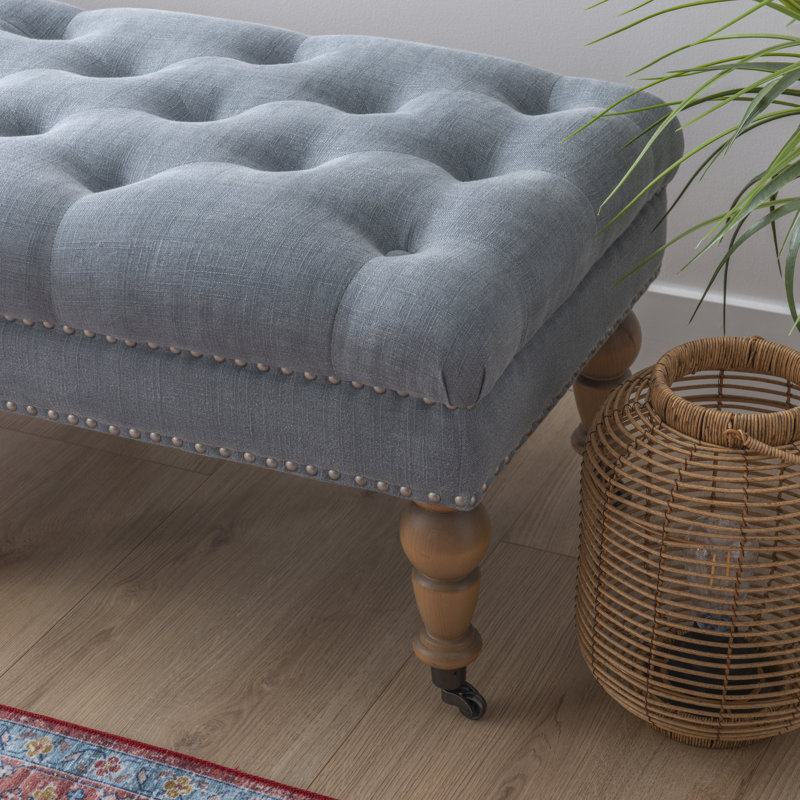 Kelly Clarkson Home Landis Linen Upholstered Bench & Reviews | Wayfair