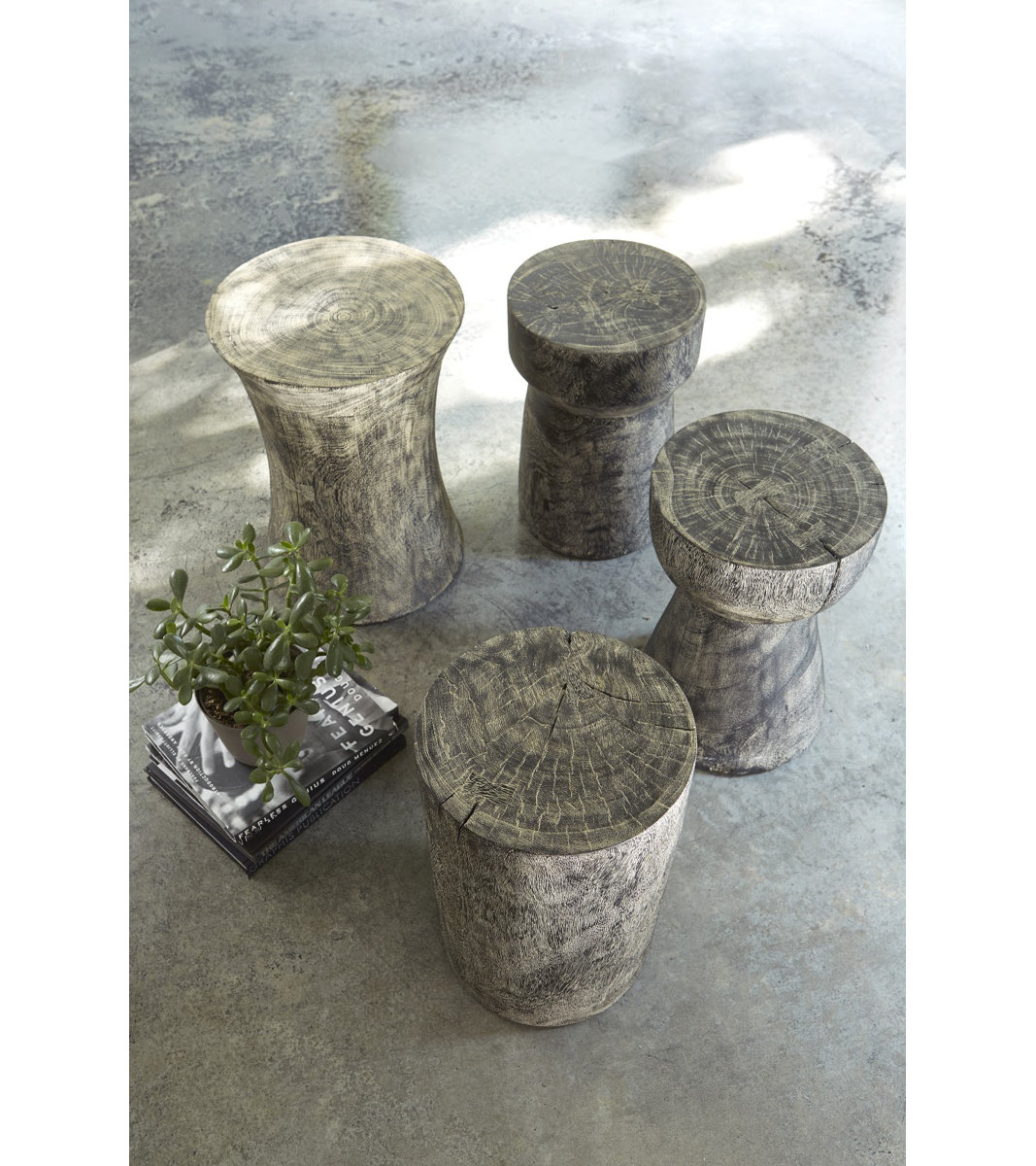 Phillips Collection Solid Wood Decorative Stool & Reviews | Perigold