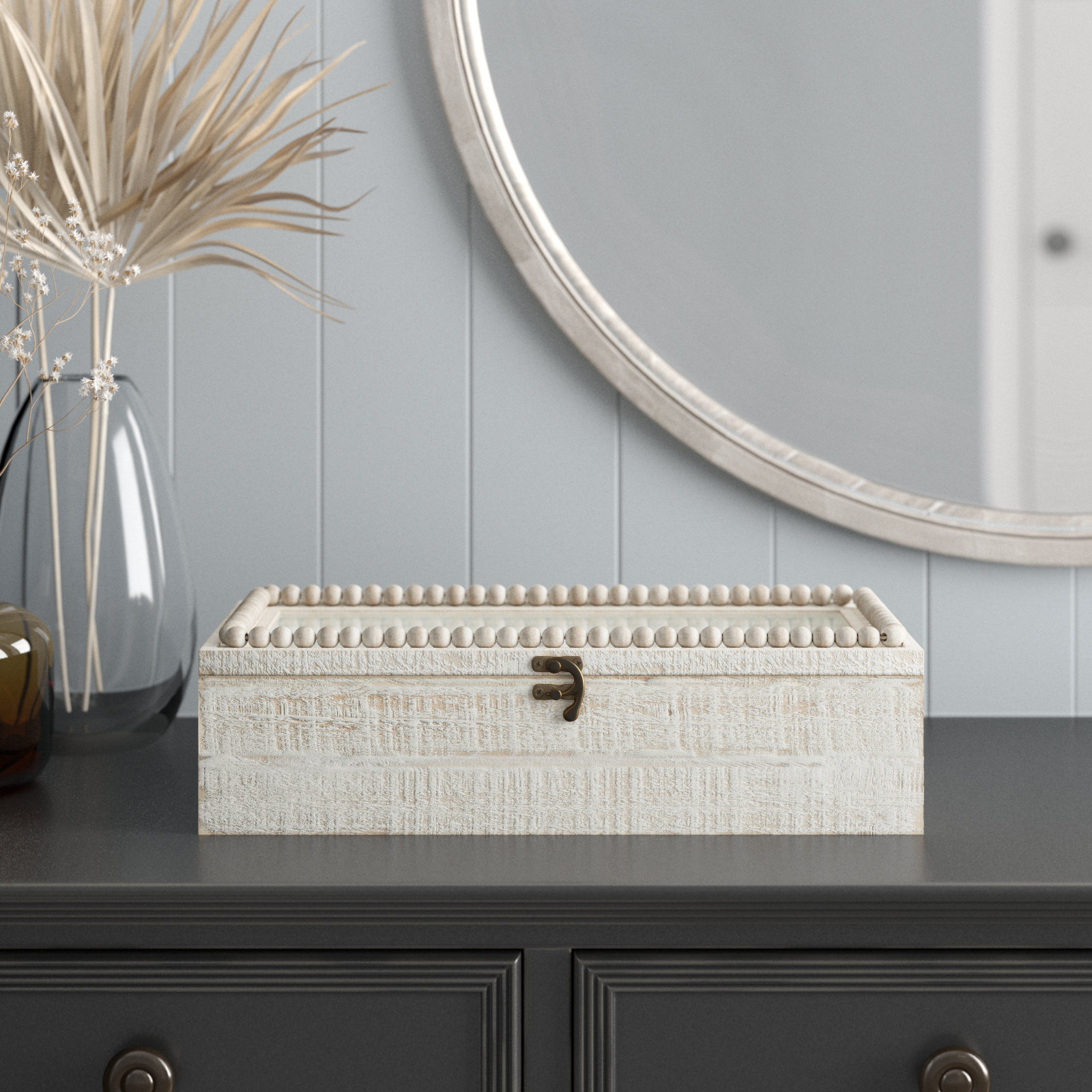 Sand & Stable™ Solid + Manufactured Wood Box - Wayfair Canada