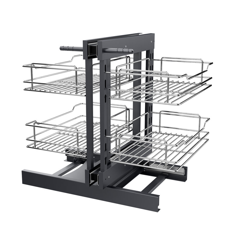 Rebrilliant Blind Corner Kitchen Cabinet Organizer | Wayfair