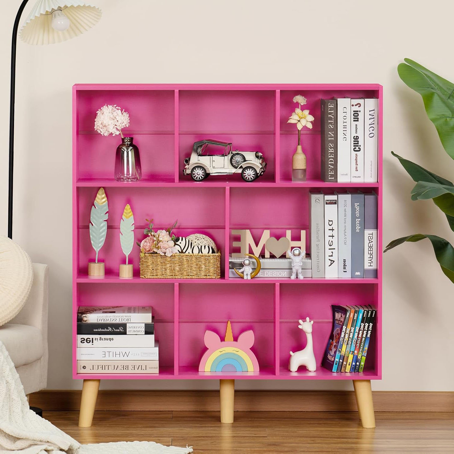 George Oliver Farmhouse Bookcase With Legs - Wayfair Canada