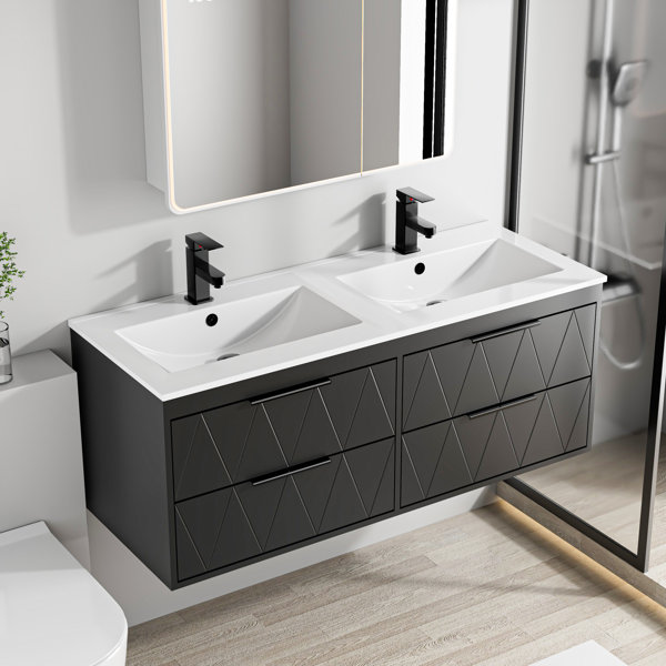 48 Inch Double Bathroom Vanities You'll Love | Wayfair