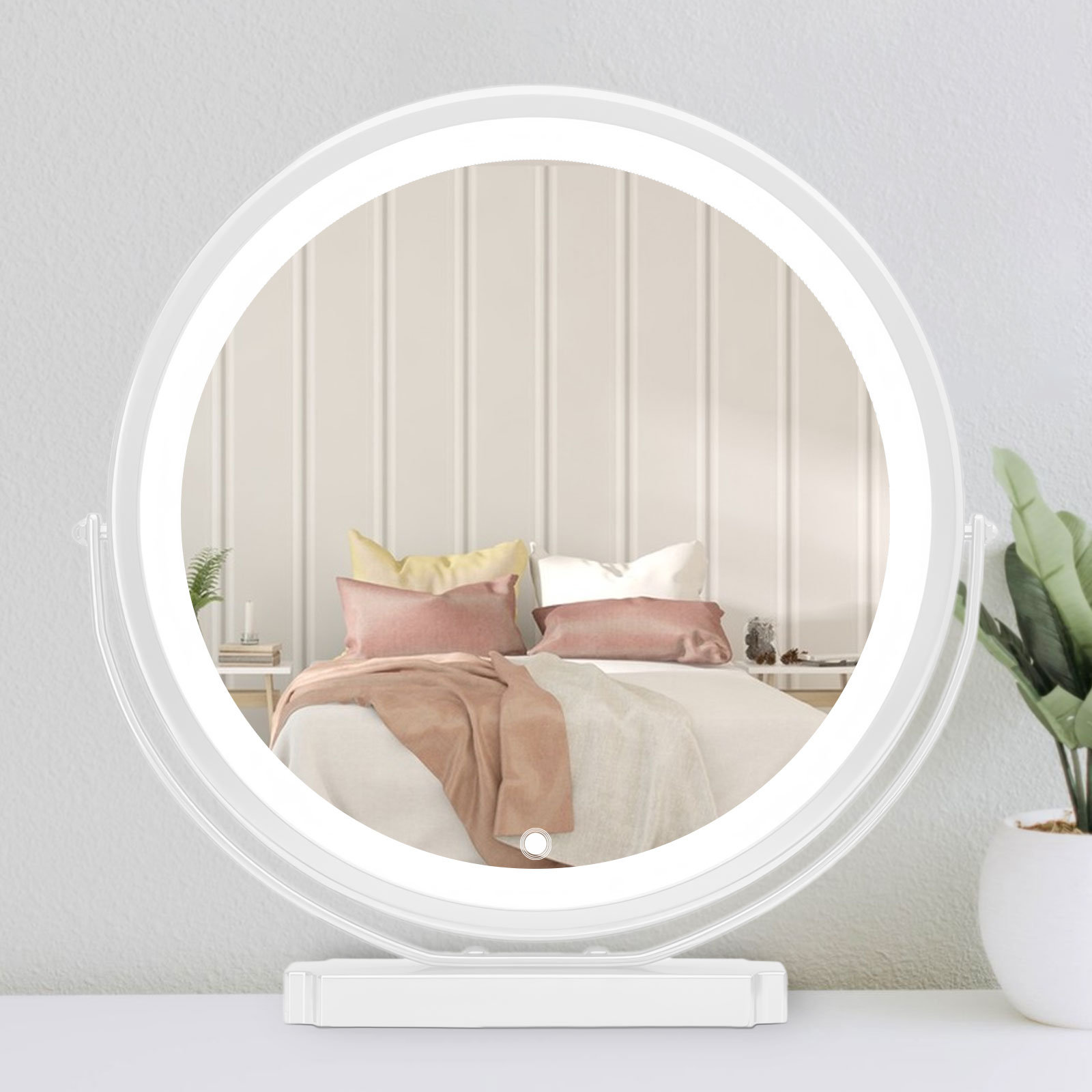 Wrought Studio™ Kaelig Metal Round Mirror | Wayfair