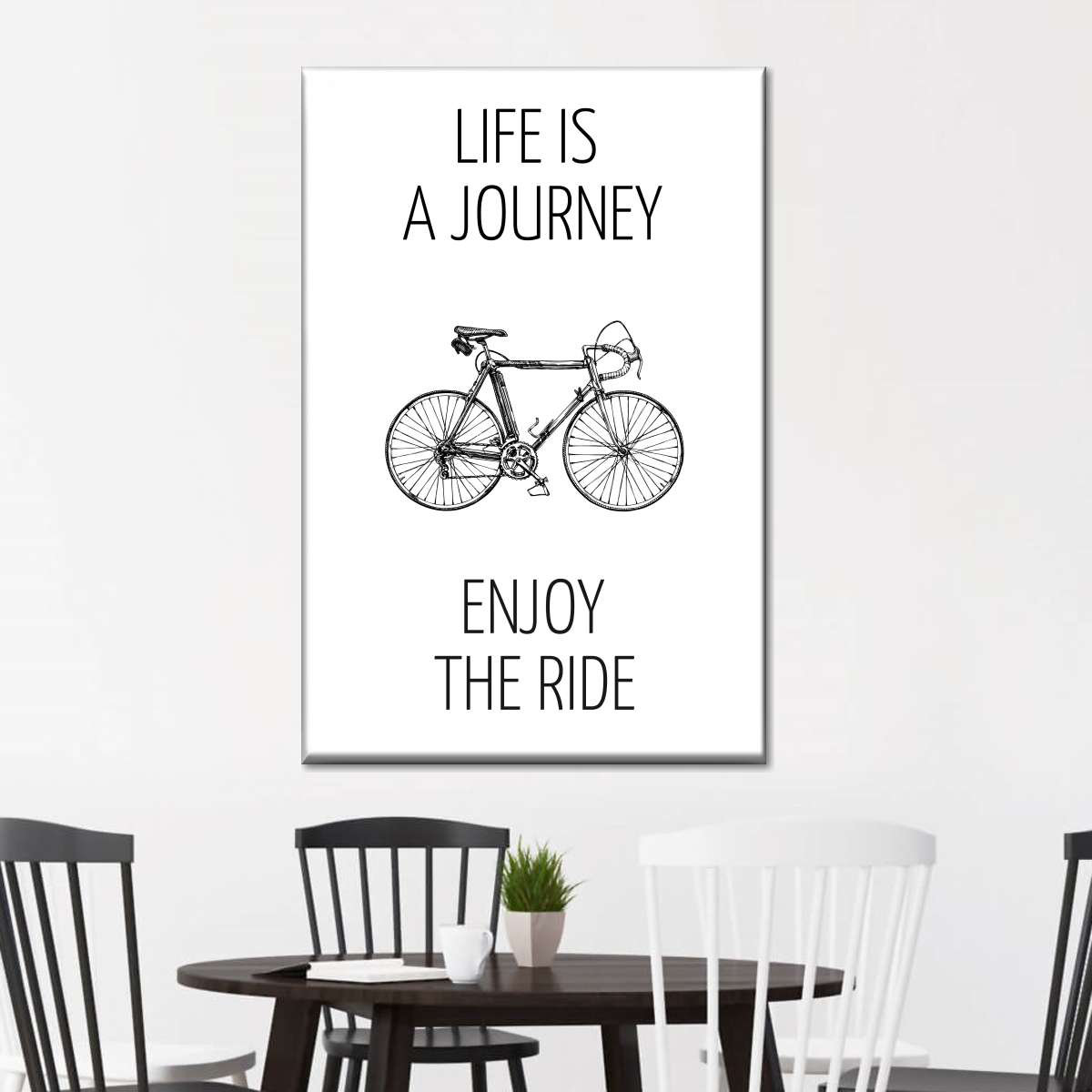Trinx Enjoy The Ride Of Life Canvas Print | Wayfair