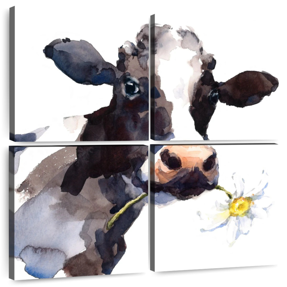 Ebern Designs Brampt Daisy Cow | Wayfair