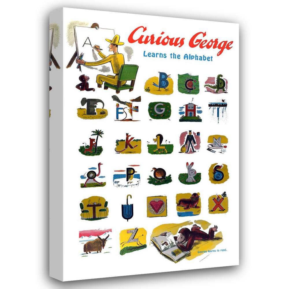 Latitude Run® Curious George Learns the Alphabet | Wayfair