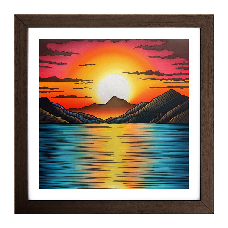 House of Hampton Sunrise Drawing No.1 | Wayfair.co.uk