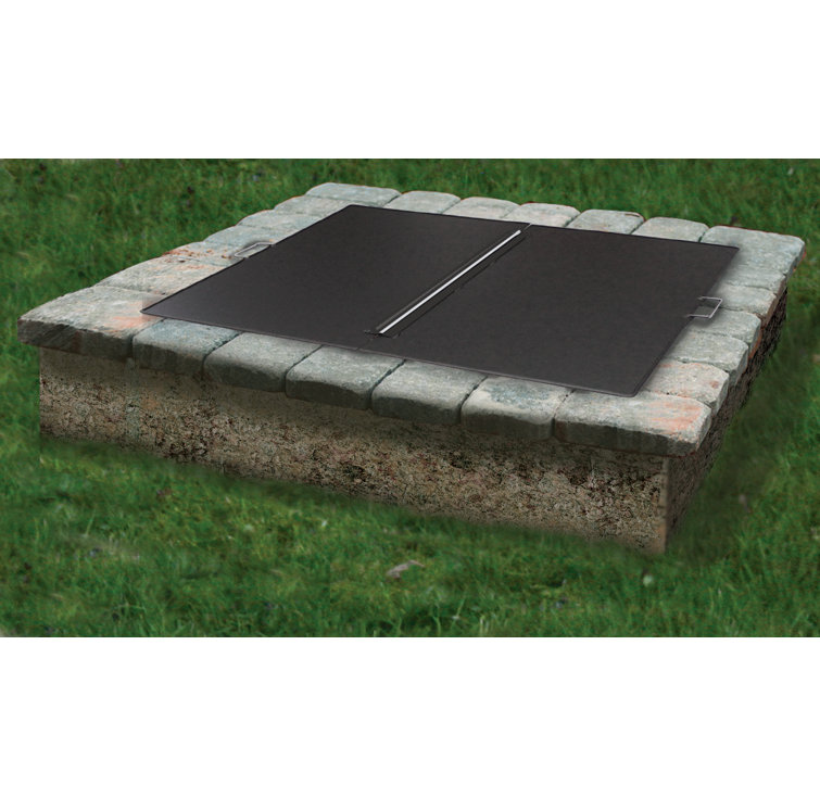 Master Flame Square Stainless Steel Fire Pit Lid | Wayfair