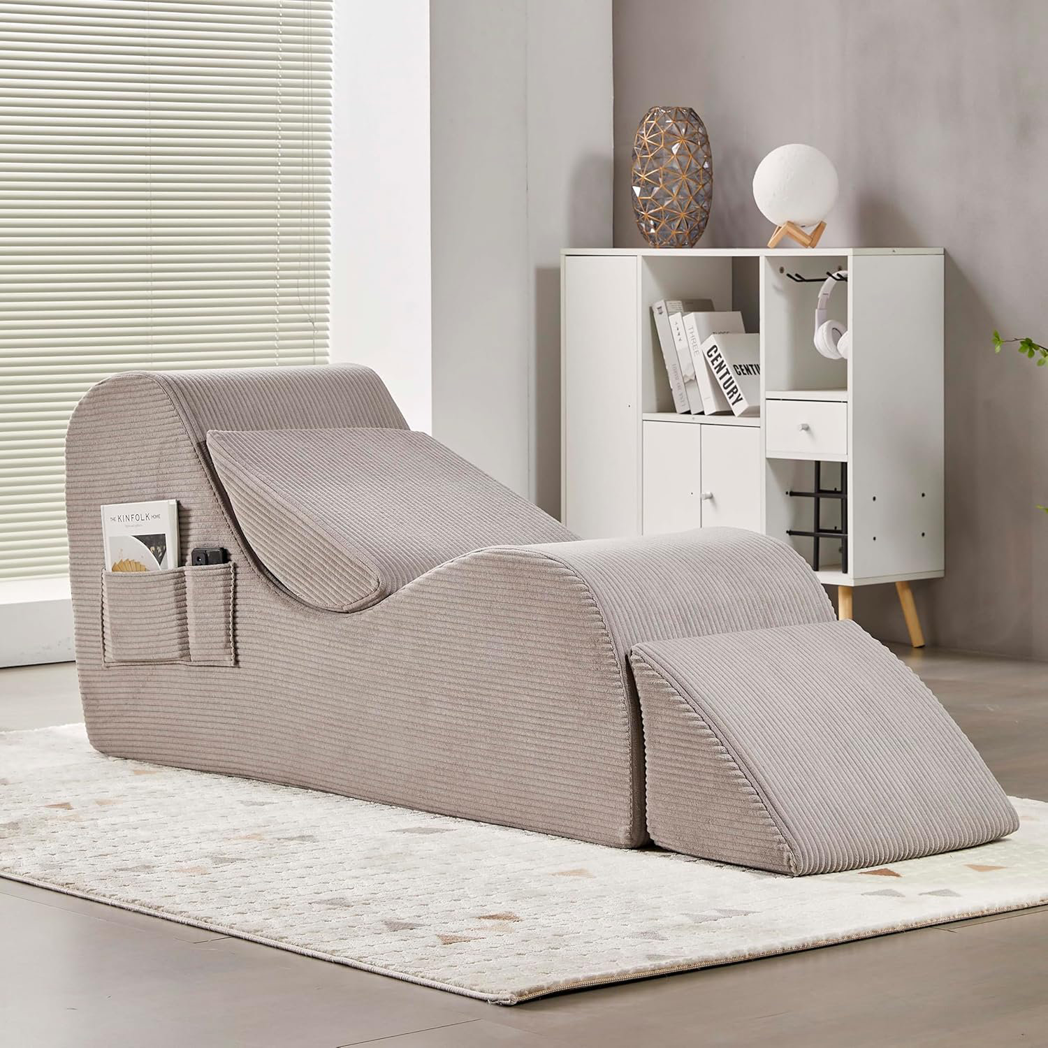 Mercer41 Yoga Chairs For Adults, Ergonomic Chaise Lounge Chair Indoor ...