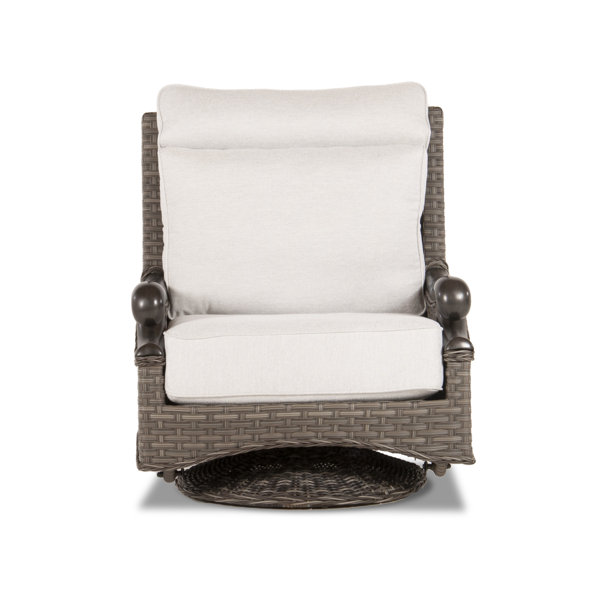InspiredVisions Davenport Outdoor Glider Chair with Sunbrella Cushion ...
