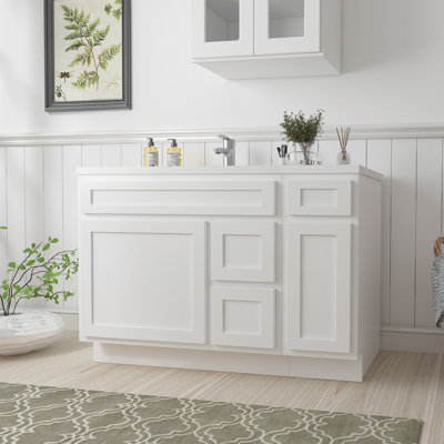 Home Beyond 48 Single Bathroom Vanity Base Only & Reviews | Wayfair
