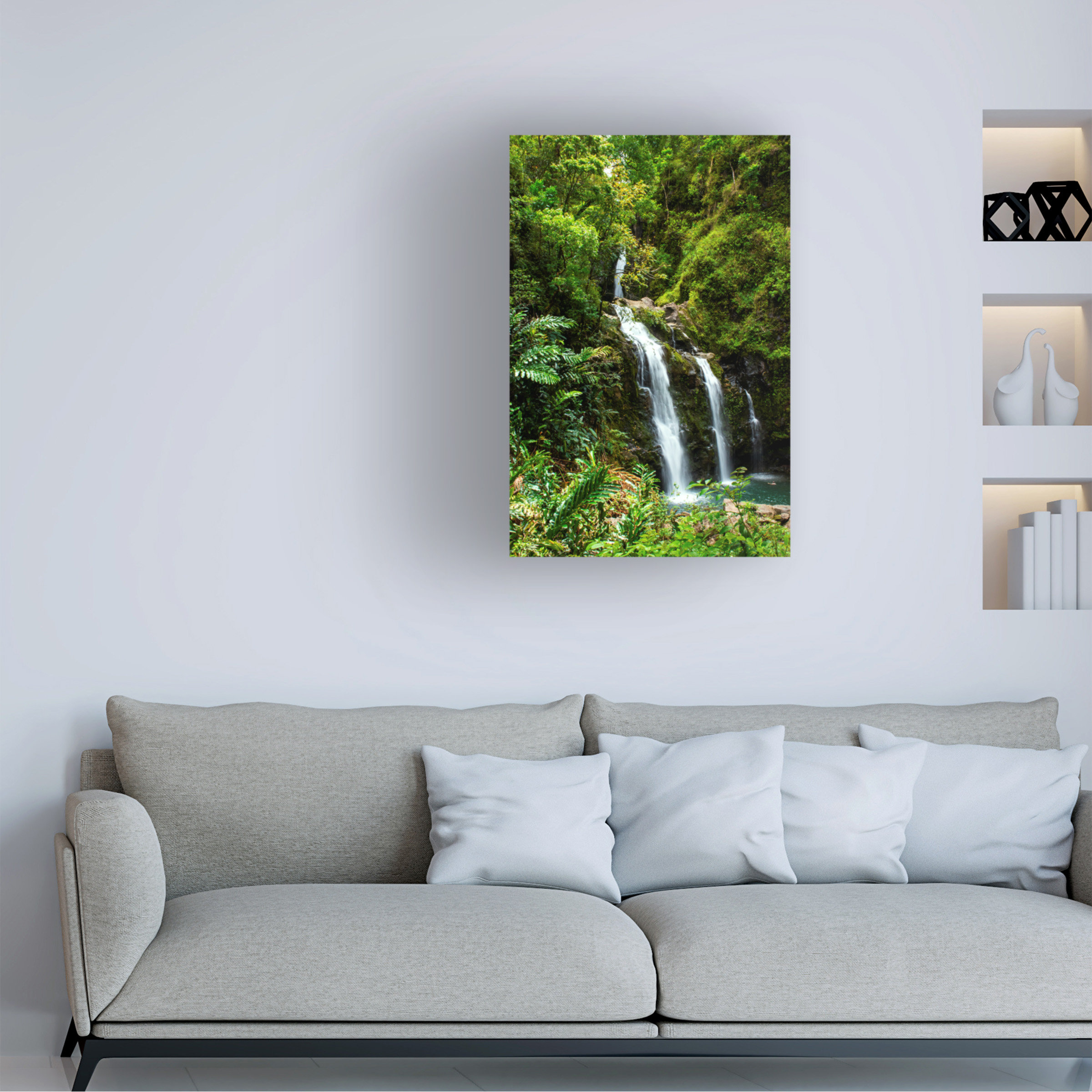 Loon Peak® Robert Michaud ''Waterfall 2A'' Canvas Art | Wayfair