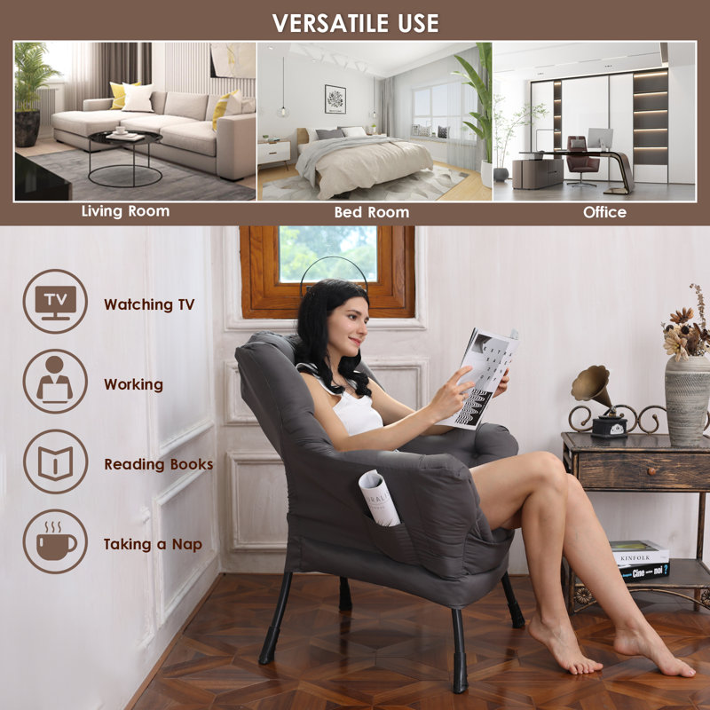 Trule Emmanuel Upholstered Accent Chair & Reviews | Wayfair