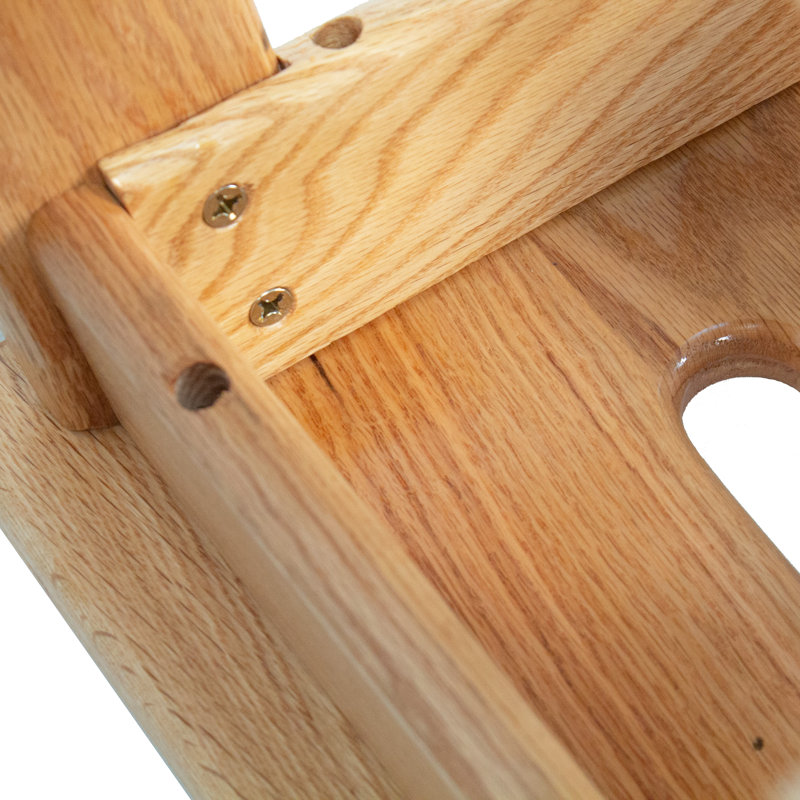 Putnam Rolling Ladder Co Red Oak Step Stool With Hand Hole | Wayfair