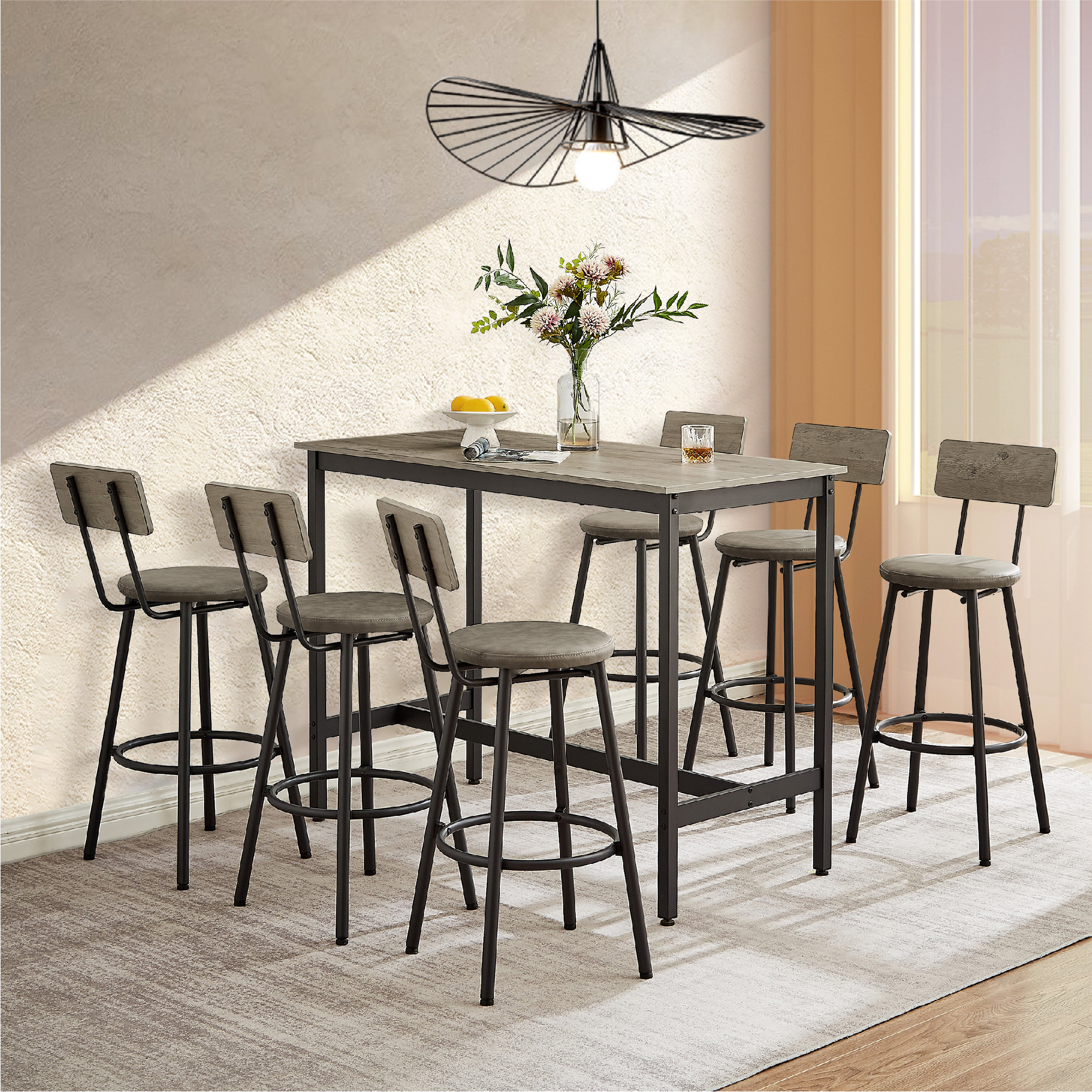 Williston Forge Joevan Rectangular 47.2'' L x 23.6'' W Dining Set | Wayfair