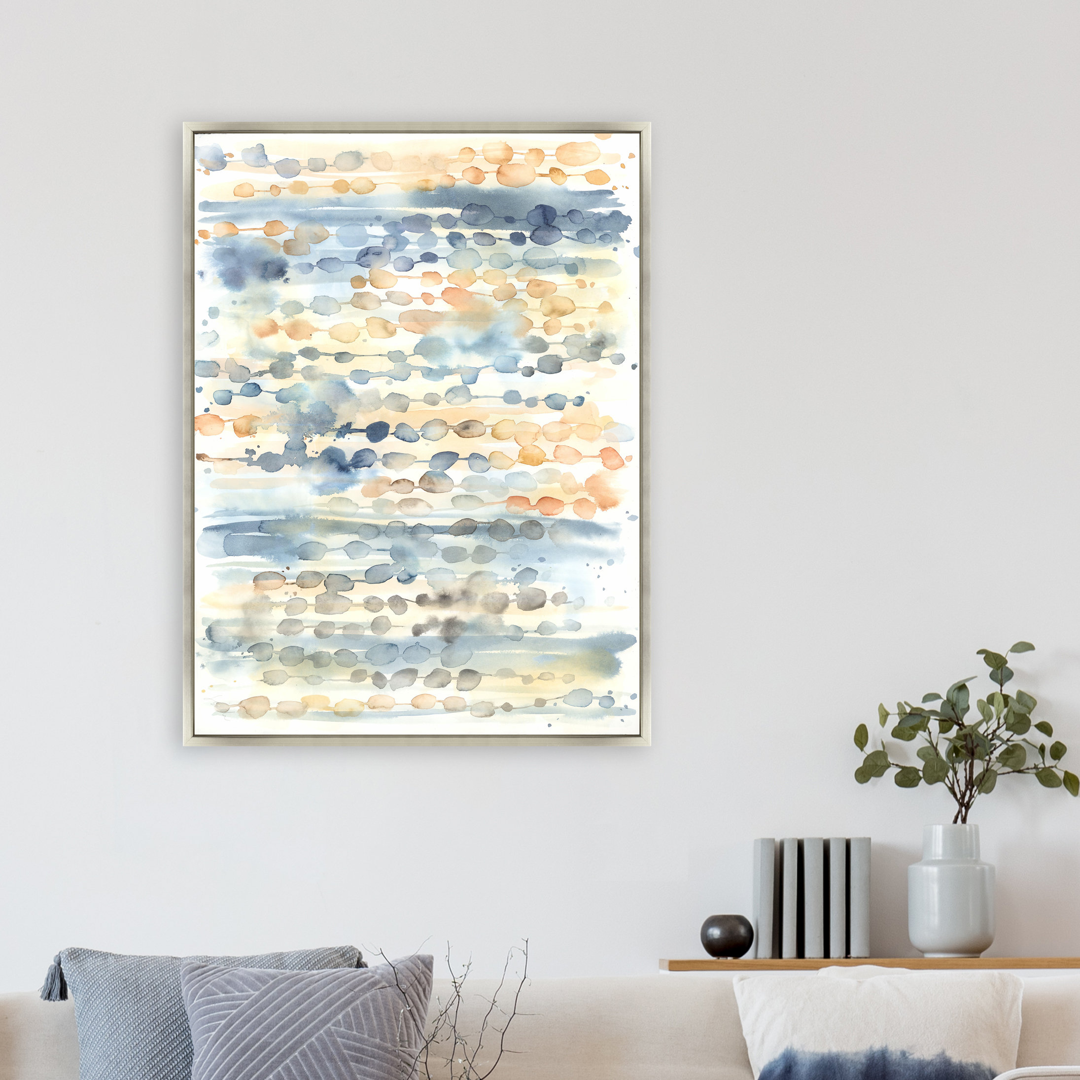 Chelsea Art Studio Janice Sadler Gregarious Chains II Framed On Canvas ...