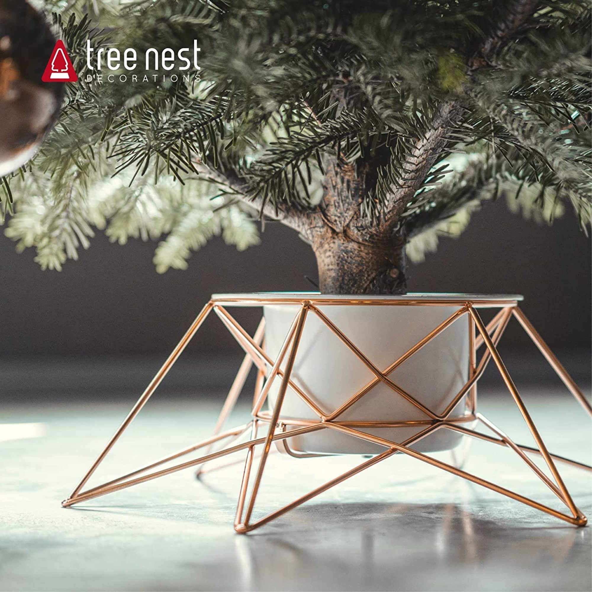 TreeNest Resin Live Tree Stand For Max. Tree Height | Wayfair