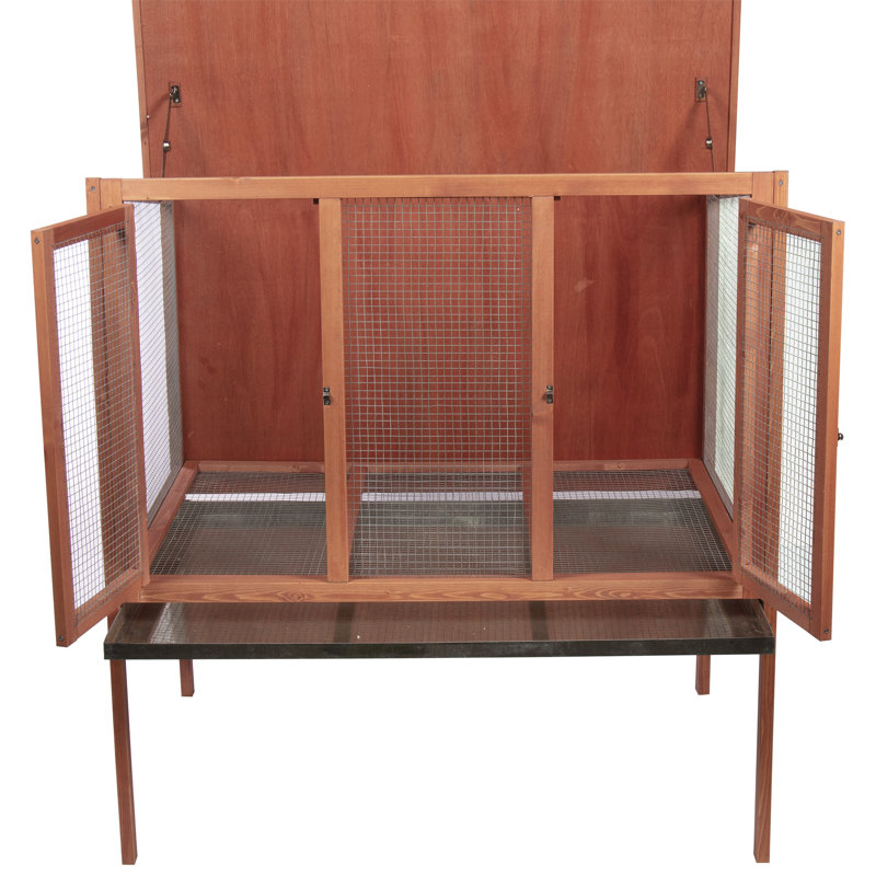 Ware Pet Products Heavy Duty Double Rabbit Hutch & Reviews | Wayfair