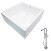 Square Bathtubs You'll Love | Wayfair