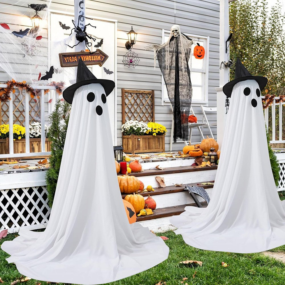 MAXAYA 2Packs Halloween Decorations Outdoor, Cute Halloween Decorations ...