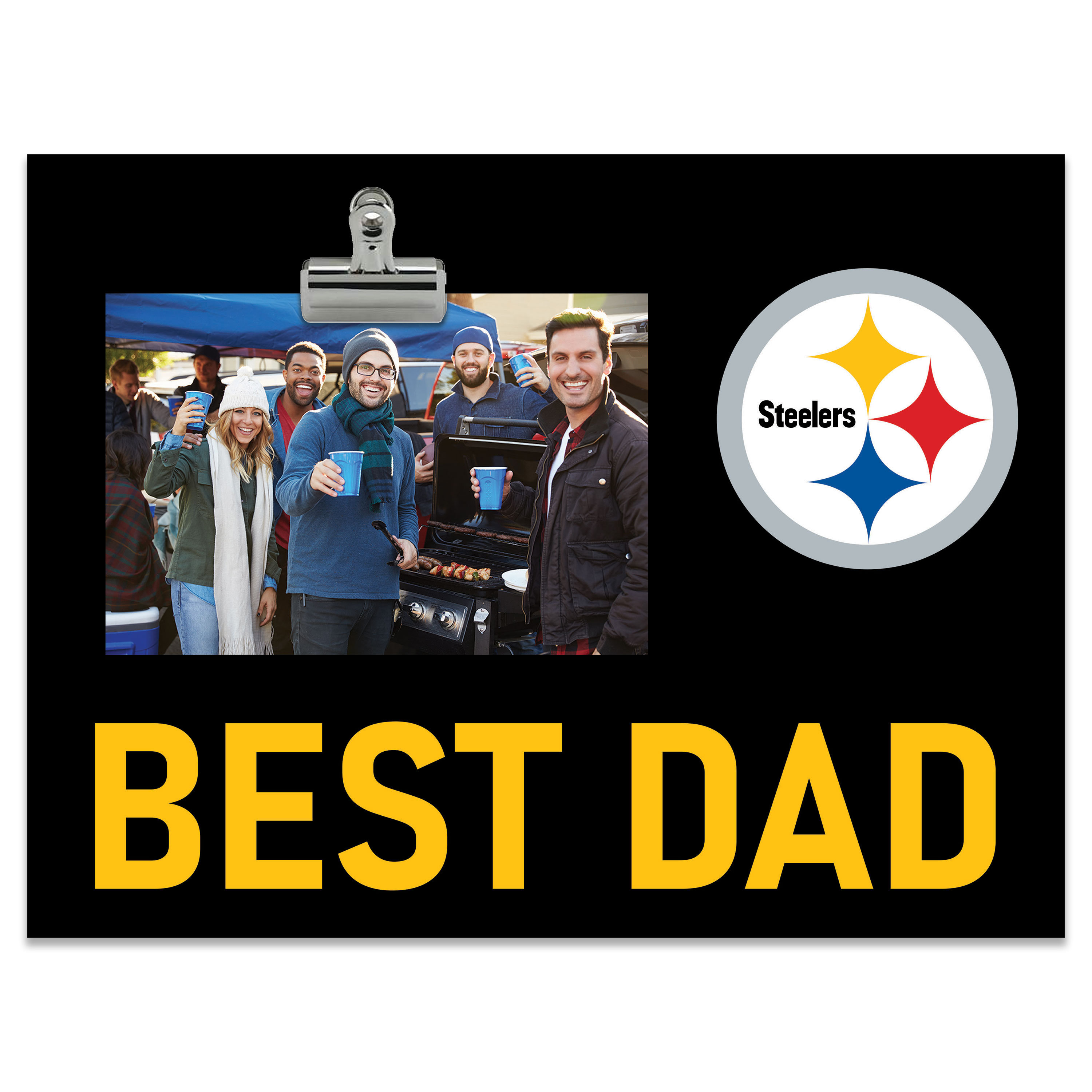 Fan Creations Pittsburgh Steelers Bright Line - Best Dad Clip Frame ...