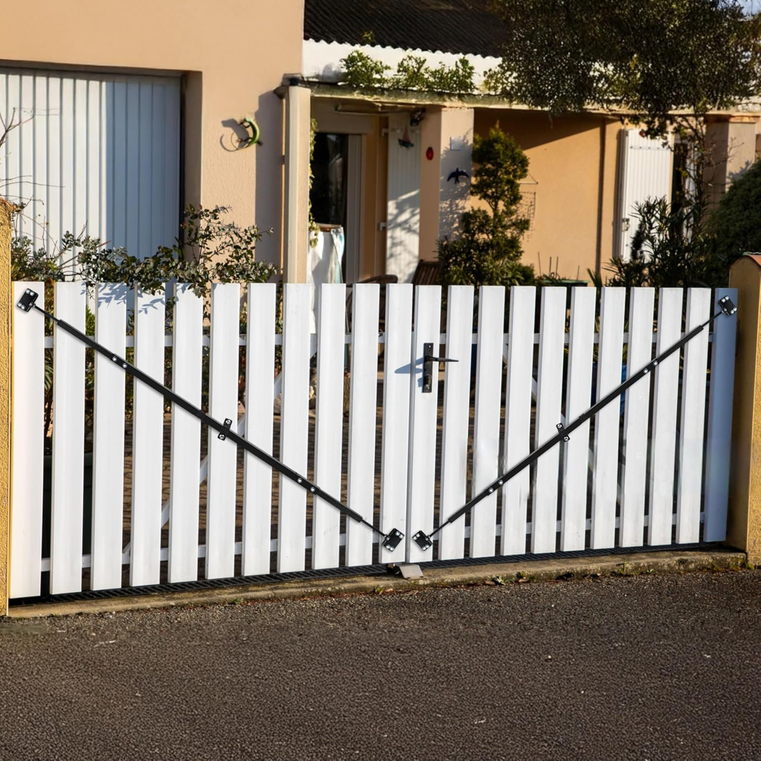 Febtech – 8' Telescopic Gate Brace - Heavy-duty Powder Coated Carbon ...