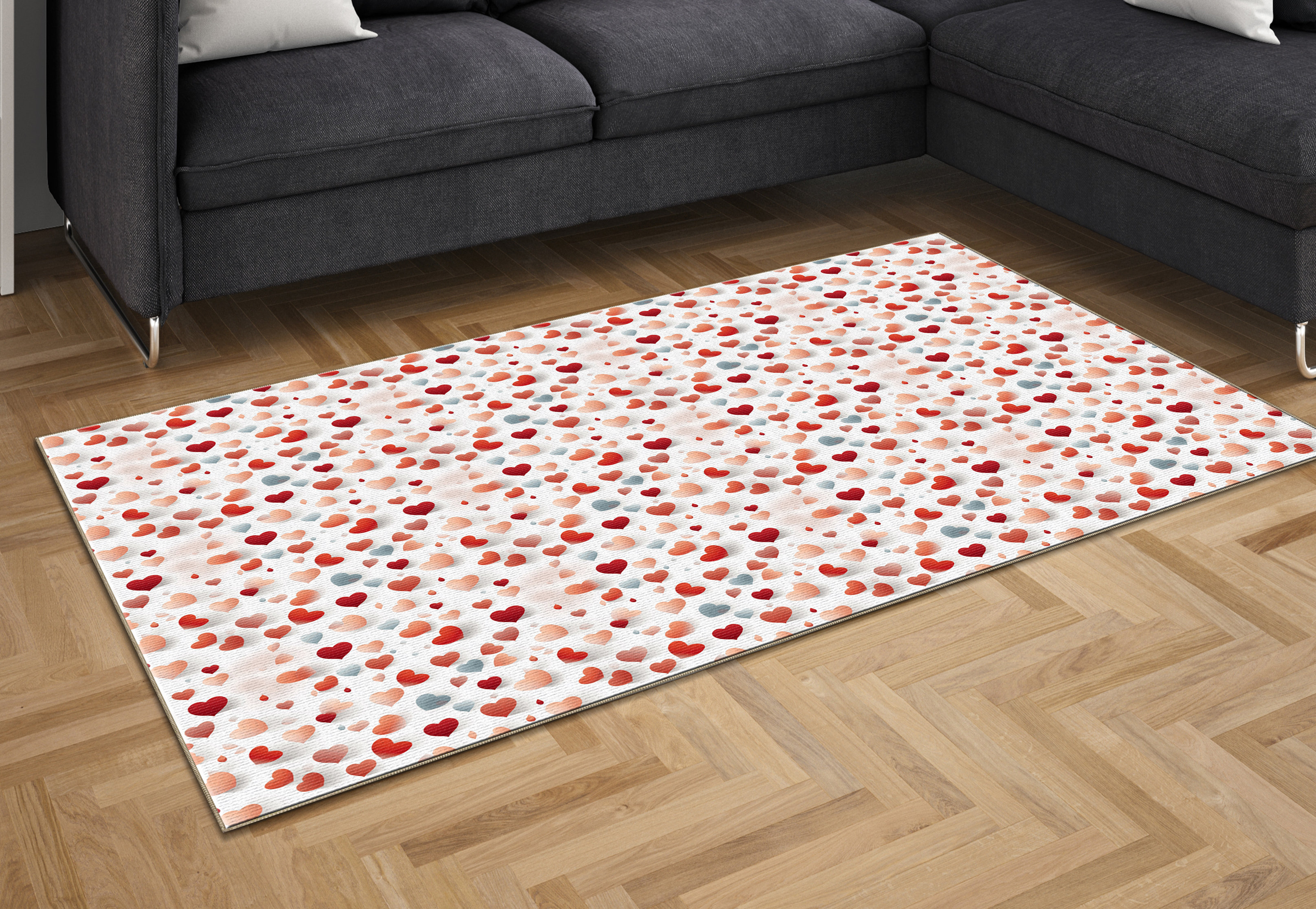 Hokku Designs Marcellene Abstract Machine Woven Cotton/Polyester Indoor ...