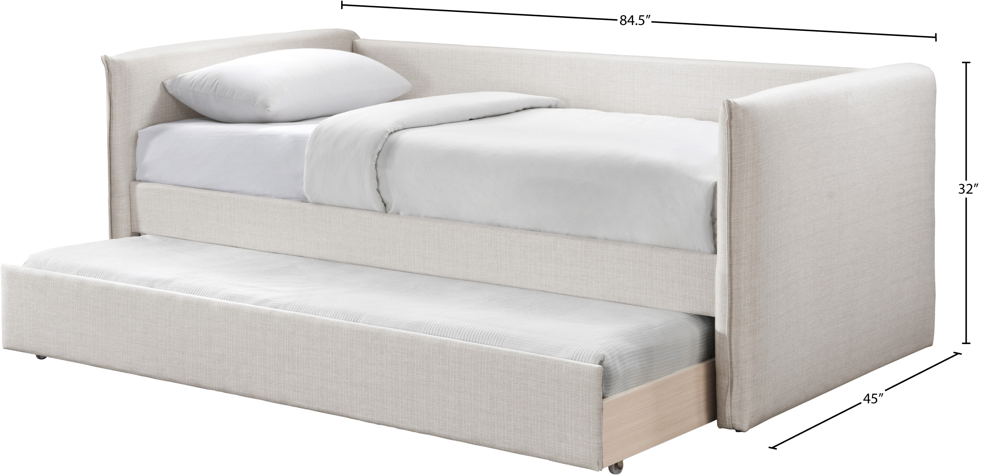 George Oliver Lissett Twin Daybed with Trundle & Reviews | Wayfair