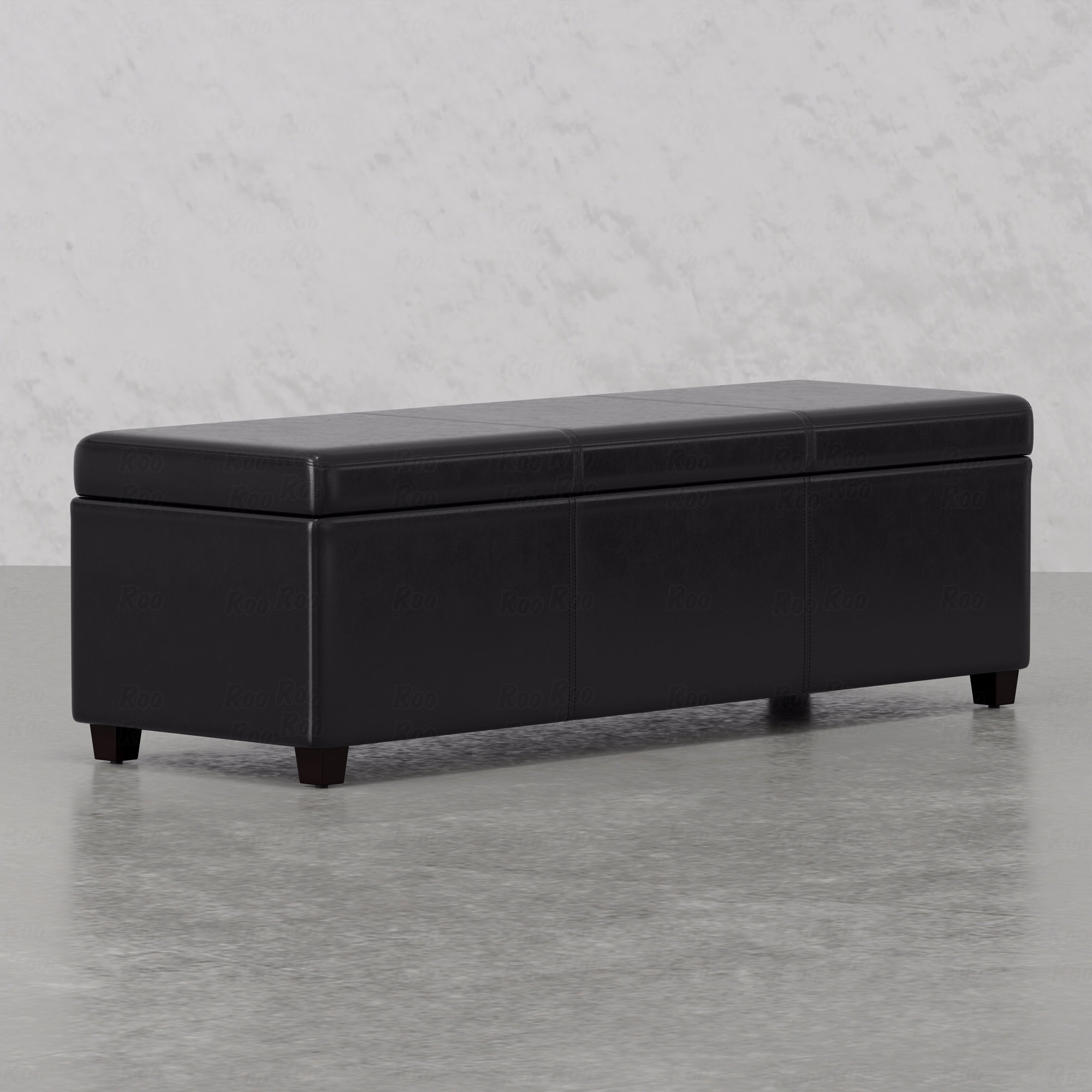 Hokku Designs Basic Ottoman (Bench Type), Extra Large Storage (Bench ...