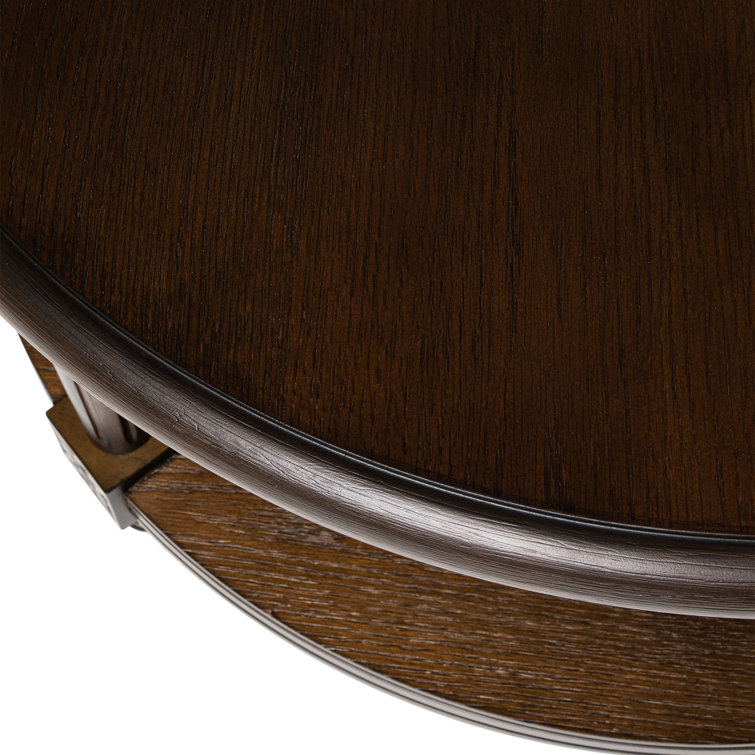 Maven Lane Pullman Round Wooden Coffee Table & Reviews | Wayfair