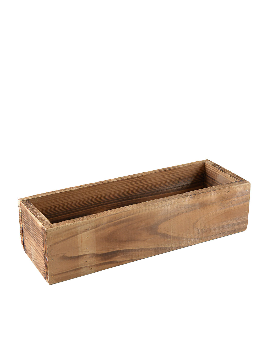 Serene Spaces Living Long Farmhouse Planter Box, 15.7" L, 5.6" W & 4" T ...