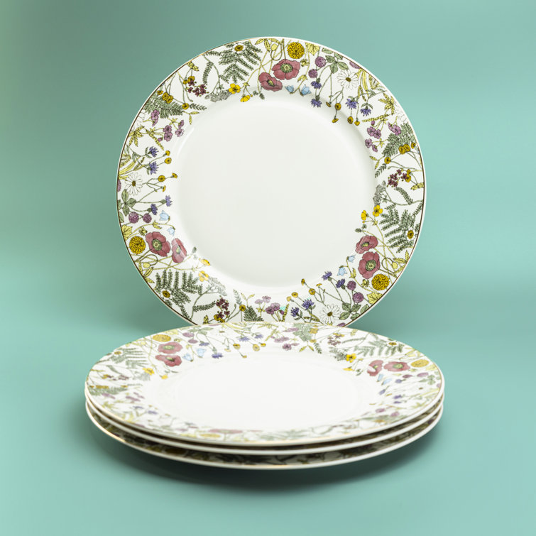 Coastline Imports 10.5'' Porcelain China Dinner Plate | Wayfair