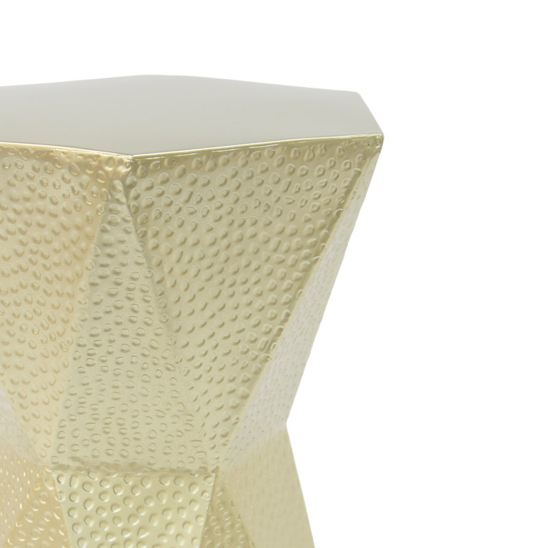 Mercer41 Orola Metal Hexagon Side Table | Wayfair