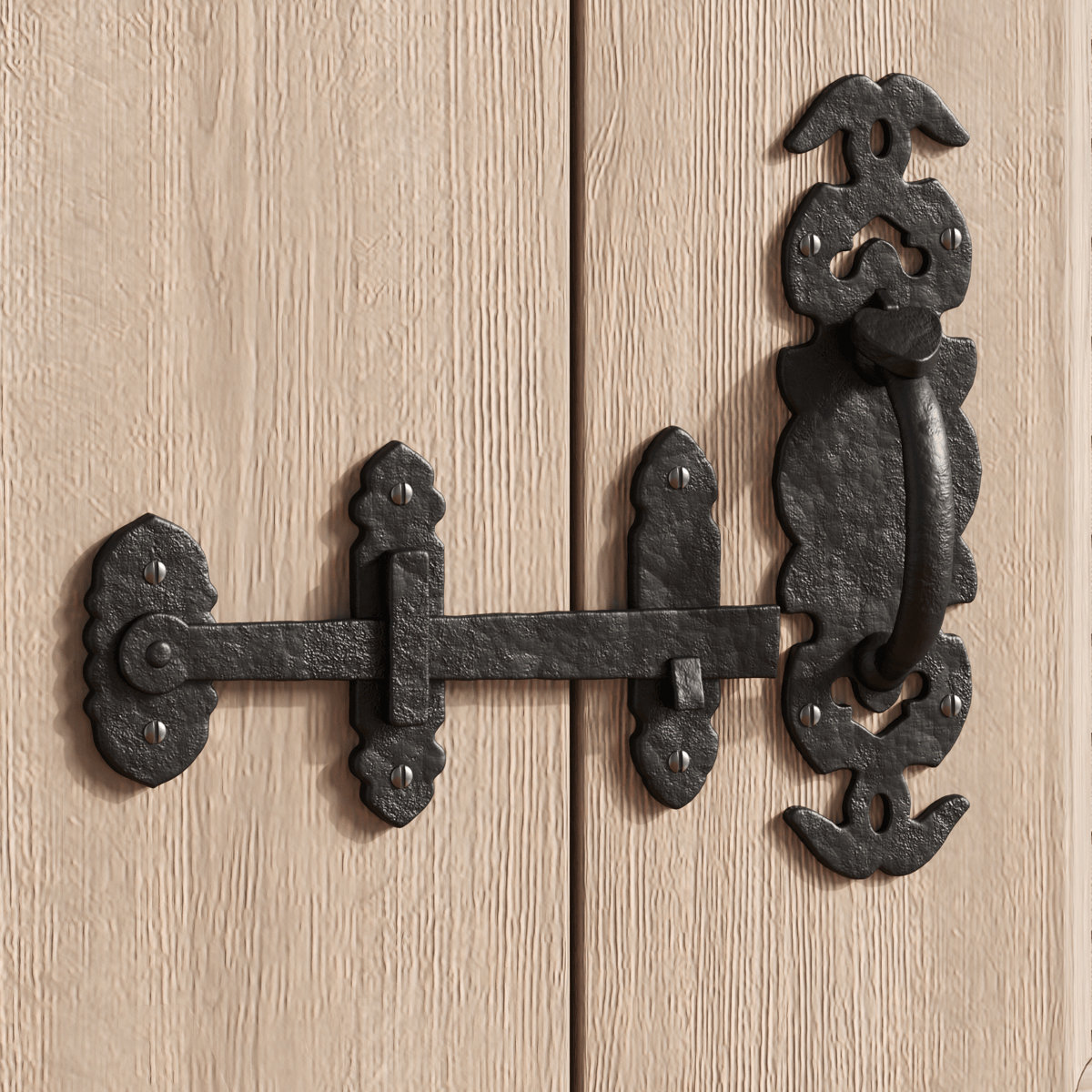 The Renovators Supply Inc. Fence Gate Thumb Latch Lock Rustic Antique ...