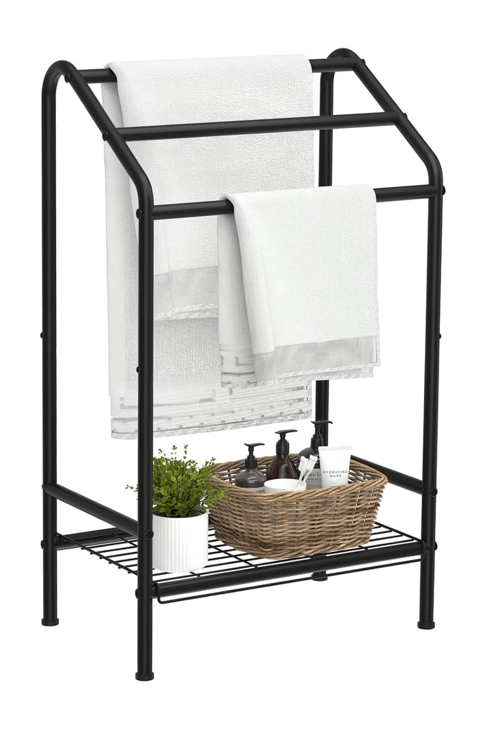 17 Stories Free-Standing Metal Quilt Rack | Wayfair