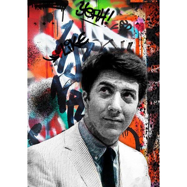 Happy Larry Dustin Hoffman Graffiti Celebs Collection - Art Prints ...