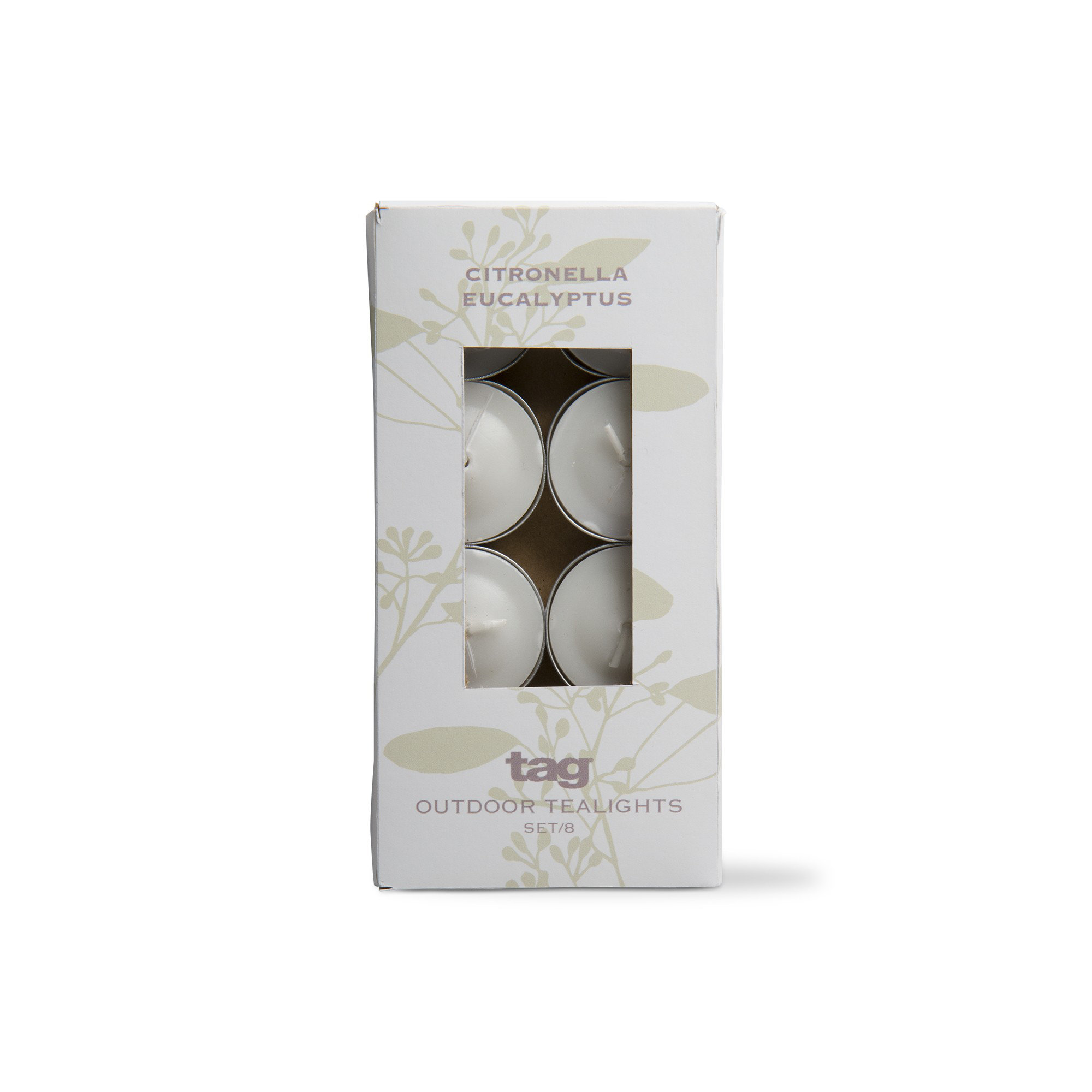 TAG Citro Eucalyptus Tealight Set8 | Wayfair