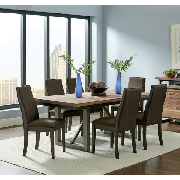 Hokku Designs Catie 7 - Piece Extendable Double Pedestal Dining Set ...