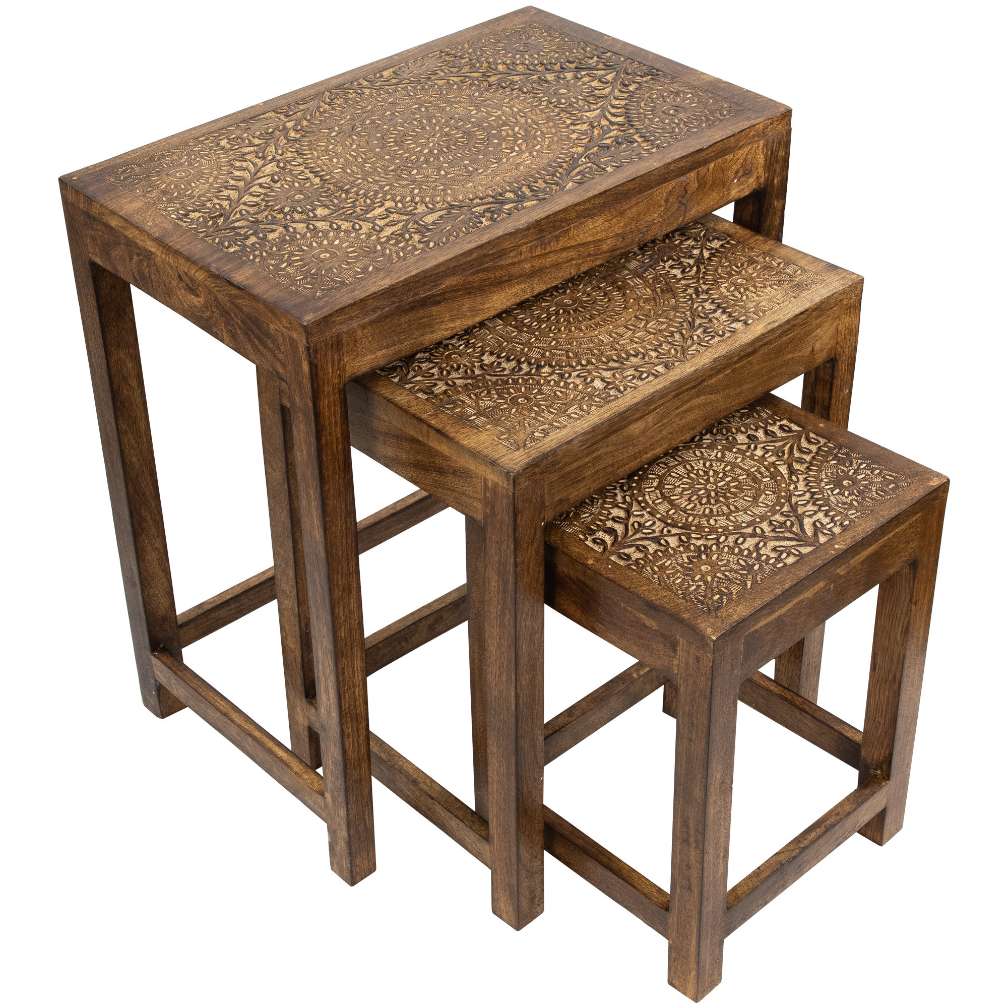 Northlight Solid Wood Nesting Tables | Wayfair