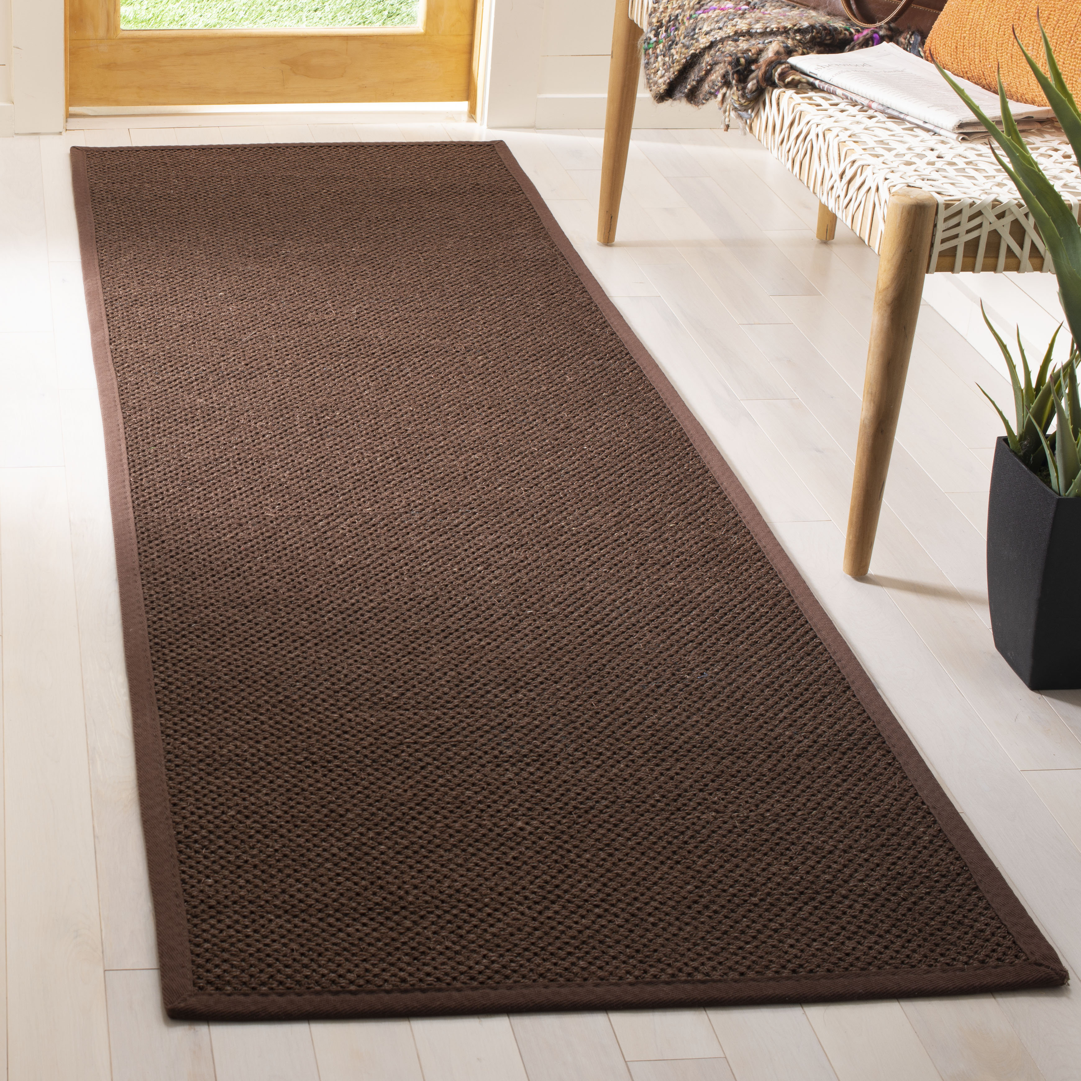 Breakwater Bay Campbellton Natural Fiber Sisal Pile Solid Color Rug ...