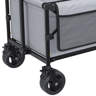 Edrosie Inc 265 LBS Folding Tailgating Wagon, Beach Wagon, Garden Cart ...