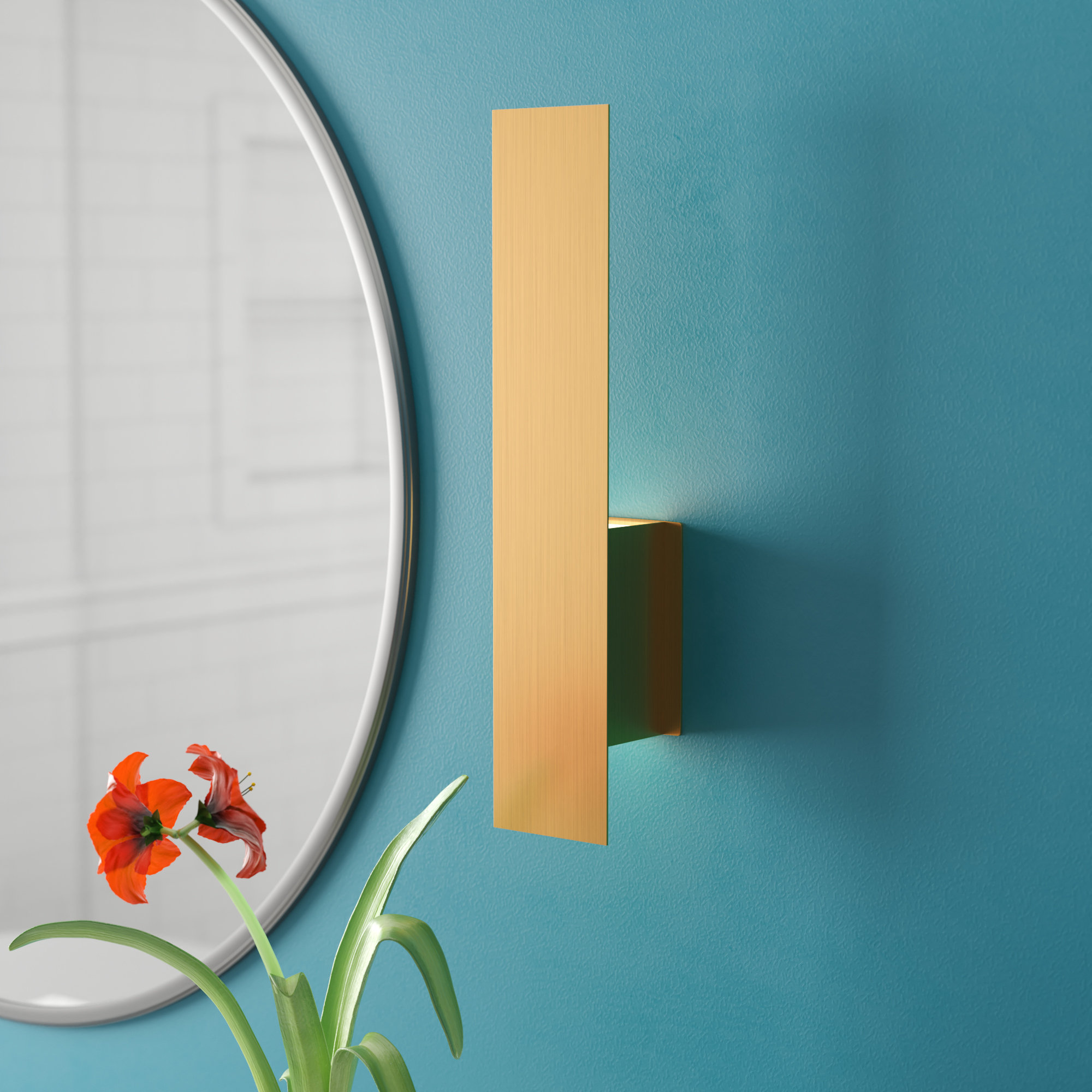George Oliver Keating 1-Light Armed Sconce & Reviews | Wayfair