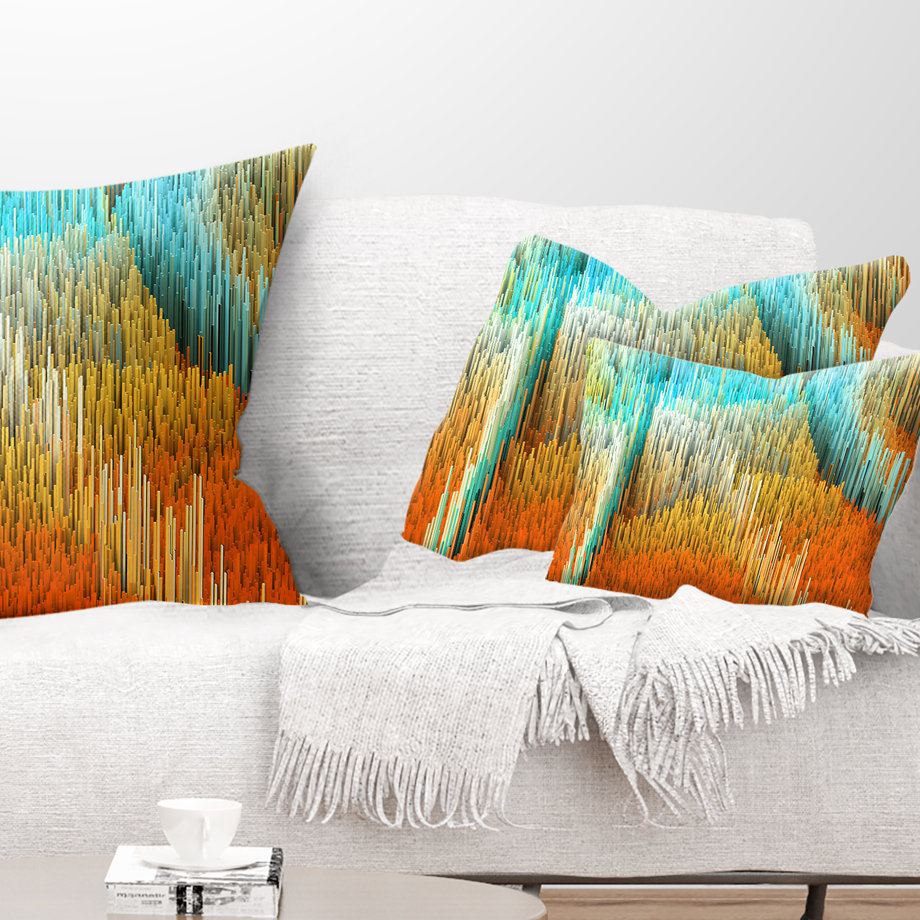 Design Art Macro Render Structure Yellow Orange - Abstract Printed ...