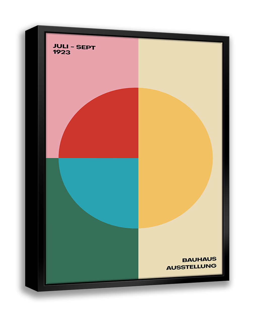 ATX Art Group LLC Bauhaus Juli-sept 1923 - Floater Frame Graphic Art on ...