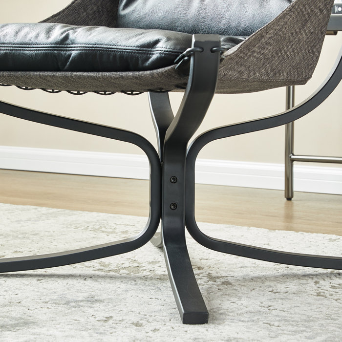 Latitude Run® Greycin 29" Wide Genuine Leather Accent Chair | Wayfair