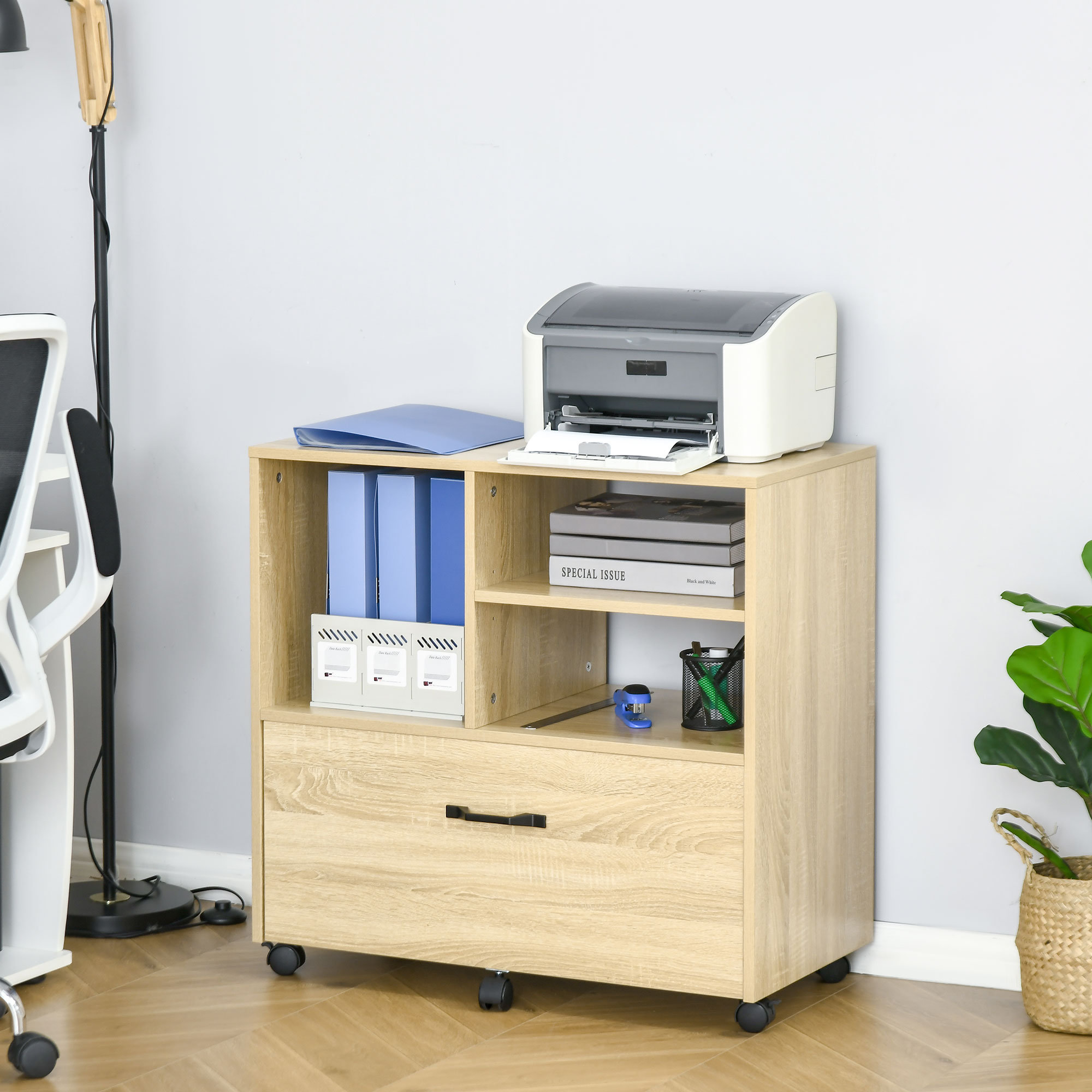 Latitude Run® Graettinger Mobile 1-Drawer Lateral Filing Cabinet & Reviews | Wayfair