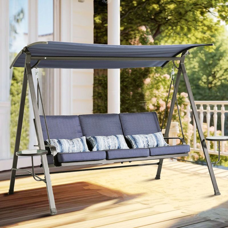 Latitude Run® Rohnan Porch Swing with Canopy | Wayfair