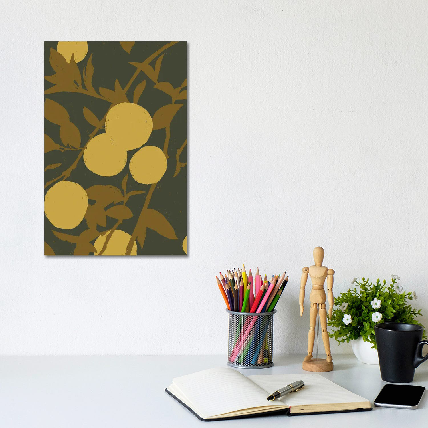 ClassicLiving Golden Satsuma I by Jacob Green - Wrapped Canvas Graphic ...